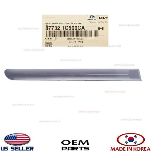 Genuine Rear Door Molding Garnish RIGHT ⭐OEM⭐ Hyundai Getz 5dr 87732 ...