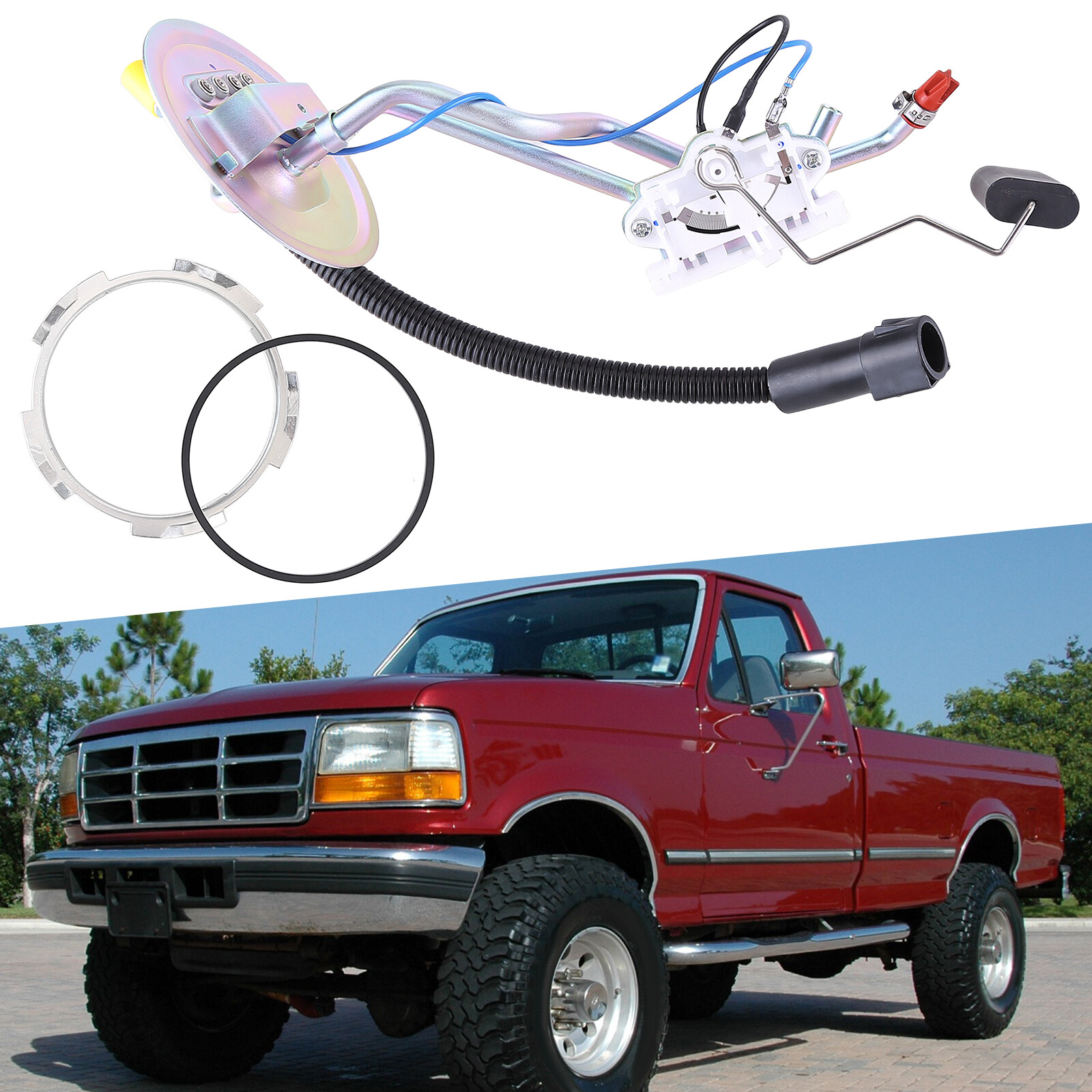 Fuel Pump Rear Tank Sending Unit FMSU-9DER For Ford F250 F350 V8 7.3L ...