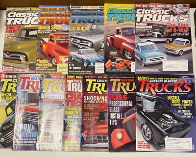 Lot of 12 Classic Truck and Custom Magazines 1998-2012 Various Issues ...