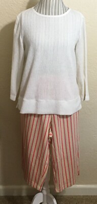 Ladie's BonWorth 2pc Capri Outfit size Medium | eBay