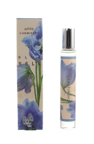 GOOD CHEMISTRY BLUE BELL ROLLERBALL PERFUME ESSENTIAL OILS VEGAN .25 FL ...