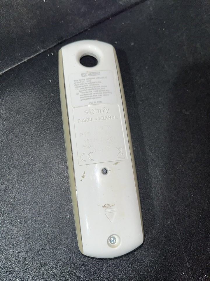 SOMFY remote 74300 AUTHENTIC ORIGINAL USED Works Perfect/tested | eBay