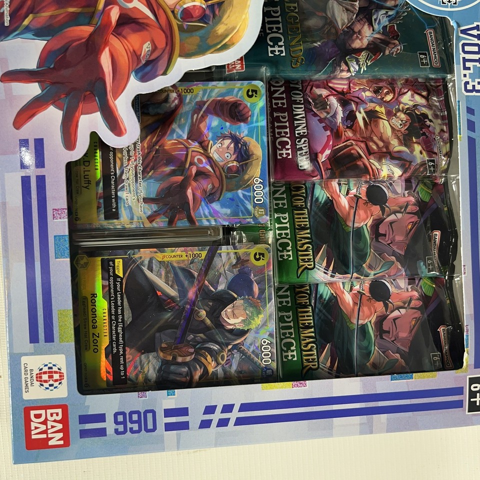 One Piece Illustration Box Vol. 3-4 - Box IB03-04 =. 8 Boosters and 4 Promos | eBay