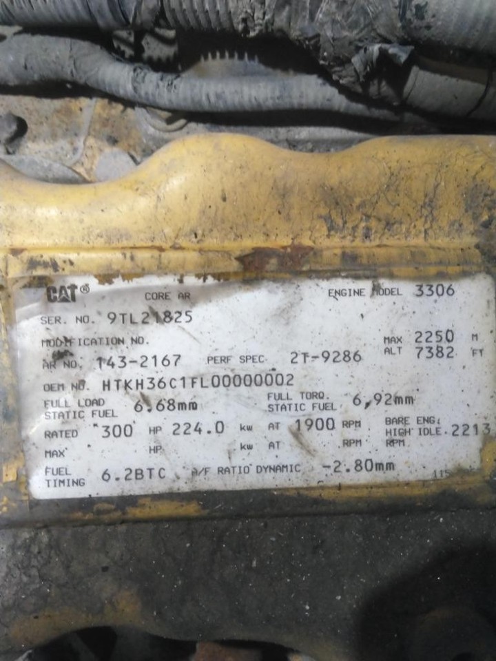 CAT 3306B-DI ATA ENGINE ASSEMBLY 3742433 | eBay