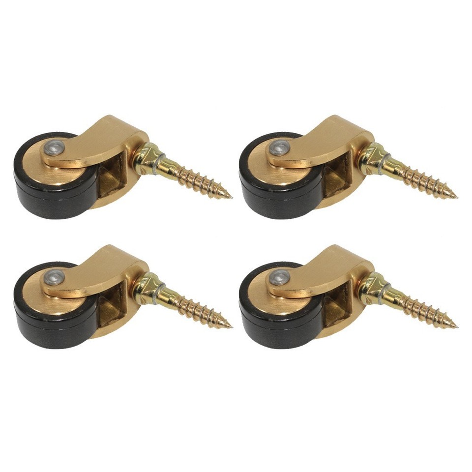 Caster Wheels Set 360 Degree Caster Robust Load-Bearing Design For ...