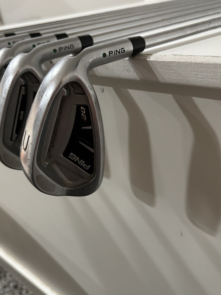 Ping I20 Iron Set 4-9, PW, UW, NO 5 Iron, CFS Steel Stiff Shaft, Custom ...