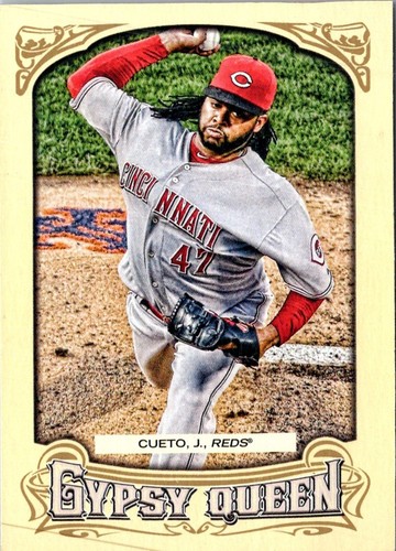 2014 Topps Gypsy Queen Johnny Cueto #233 Cincinnati Reds Baseball Card ...