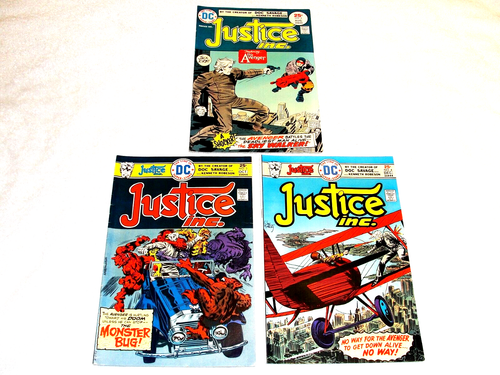 Justice Inc. #2, 3, 4 (1975, DC Comics), 3 Issue Lot, 5.0-6.0 VG-FN ...
