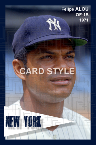 Felipe Alou - 1971 New York Yankees - choose a size - color print | eBay