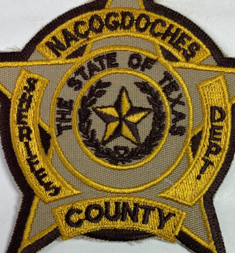 Nacogdoches County Sheriff Texas TX Patch A7A | eBay