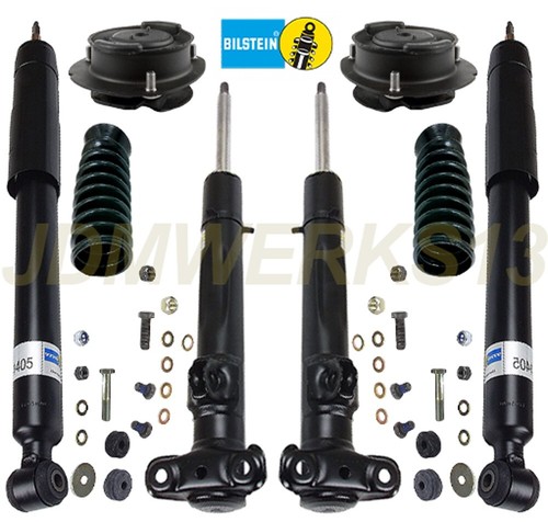BILSTEIN B4 SHOCKS STRUT MOUNTS BOOTS KIT MERCEDES R129 300SL 500SL ...