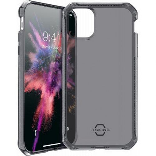 Coque pour iPhone 11 Renforcée Spectrum Clear Itskins Noir transparent ...
