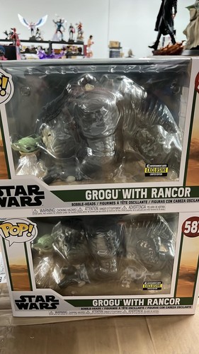 Funko Pop! Star Wars Book of Boba Fett Grogu & Rancor Pop! Figure EE ...