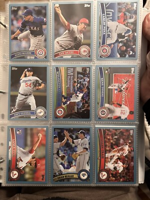 2011 TOPPS Update WALMART BLUE Parallel Baseball Card Lot | eBay