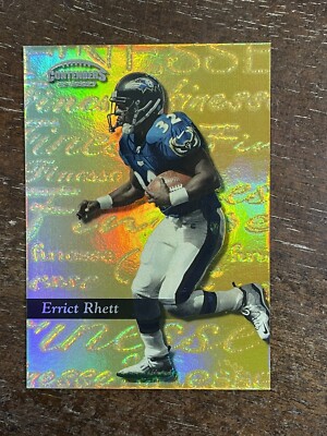 1999 Contenders Errict Rhett Finesse Gold #d 05/25 Ravens RARE ...