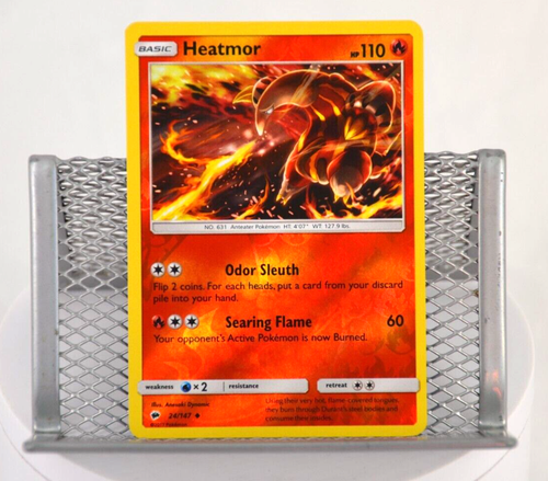 Pokemon TCG Burning Shadows Heatmor 24/147 Uncommon Reverse Holo | eBay