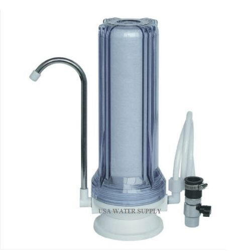 Counter Top Single Stage Drinking water System Clear Housing w/bonus ...