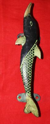 Dolphin Figure Door Handle Brass Vintage Style Swimming Pool Door ...