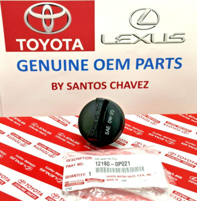 Toyota Lexus Engine Oil Filler Cap "0W20" GENUINE OEM PART 12180-0P021 ...