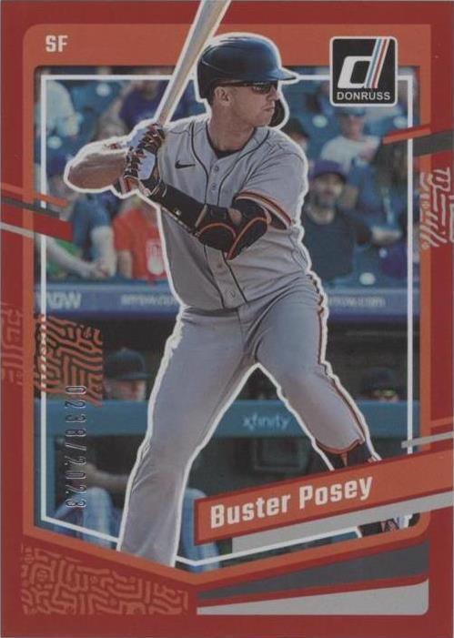 2023 Panini Donruss - Buster Posey #196 Holo Red /2023 for sale online ...