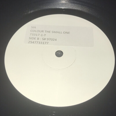 TEST PRESSING Sia - Colour The Small One Vinyl Katy Perry Dua Lipa ...