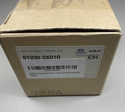 Genuine Hyundai 81230-3X010 Trunk Lid Latch Assembly | eBay