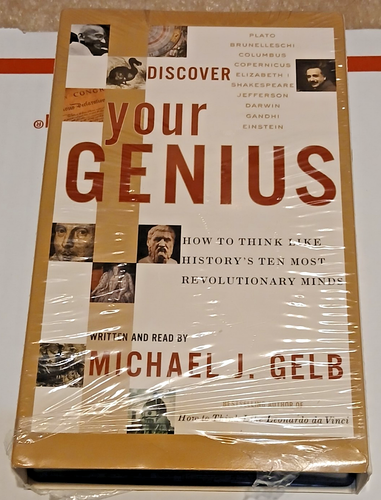 Discover your Genius by Michael J. Gelb (2002, Audiobook, 4 Cassettes ...
