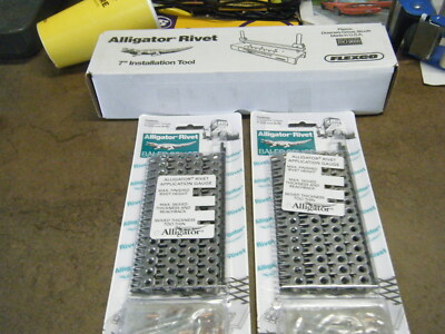 Round Hay Baler Belt Tool lacer & 2 7" rivet repair splice Flexco ...