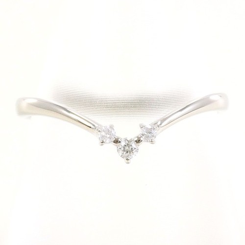 Jewelry Platinum PT900 ring 11Japan size Diamond About1.7g Free ...