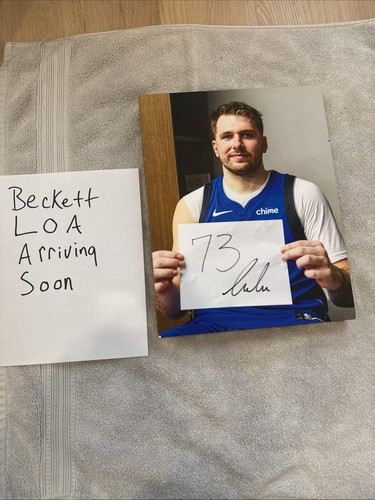 Luka Doncic Signed 11x14 Canvas 73 Point Game Beckett LOA | eBay