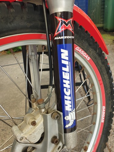 GAS GAS TXT 125 200 250 280 300 FORK PROTECTOR DECALS STICKERS GRAPHICS ...