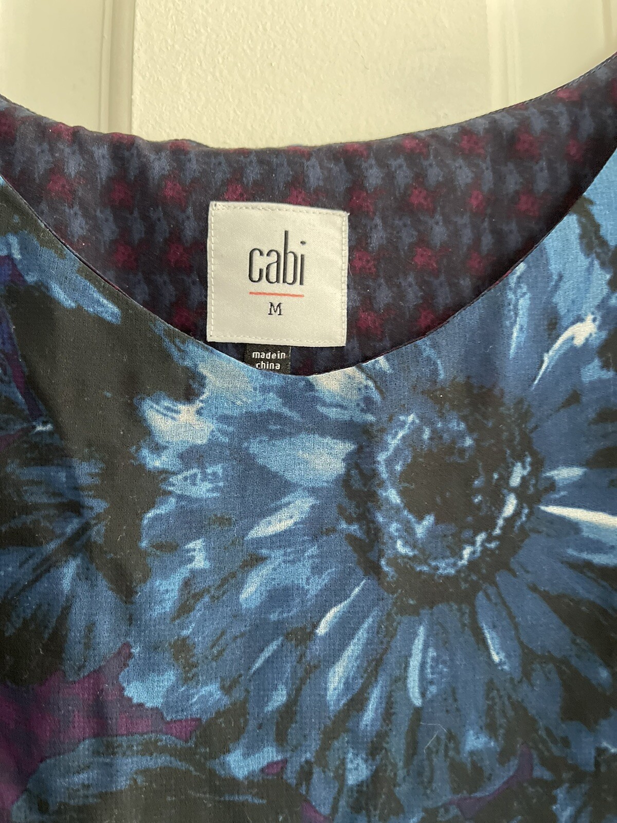 Cabi Medium Tank Flowing Beach Lined Multi Color Blue… - Gem