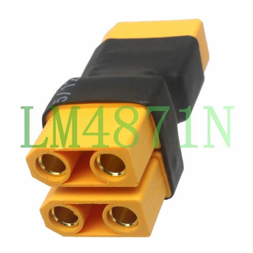 XT90 PARALLEL BATTERY 1M2F CONNECTOR LIPO DJI PHANTOM NO WIRES TURNIGY ...