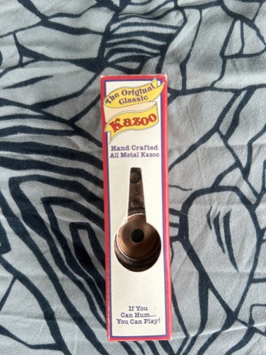Kazoo, The Original Classic, Hand Crafted All Metal. Hum To Play ...