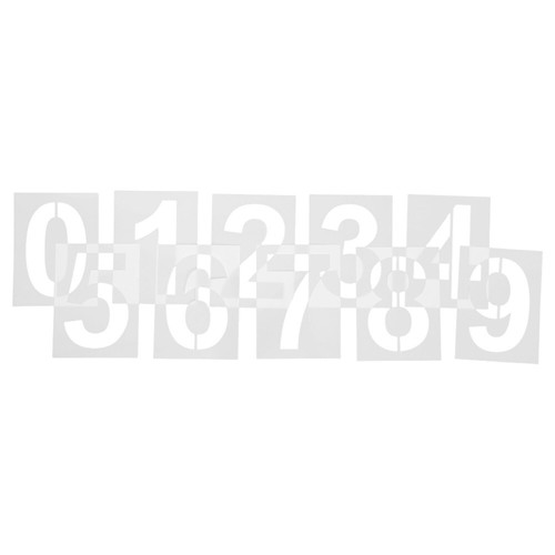 10 Pcs Modèle De Peinture Pochoir Chiffre Modèles Murale Pochoirs ...
