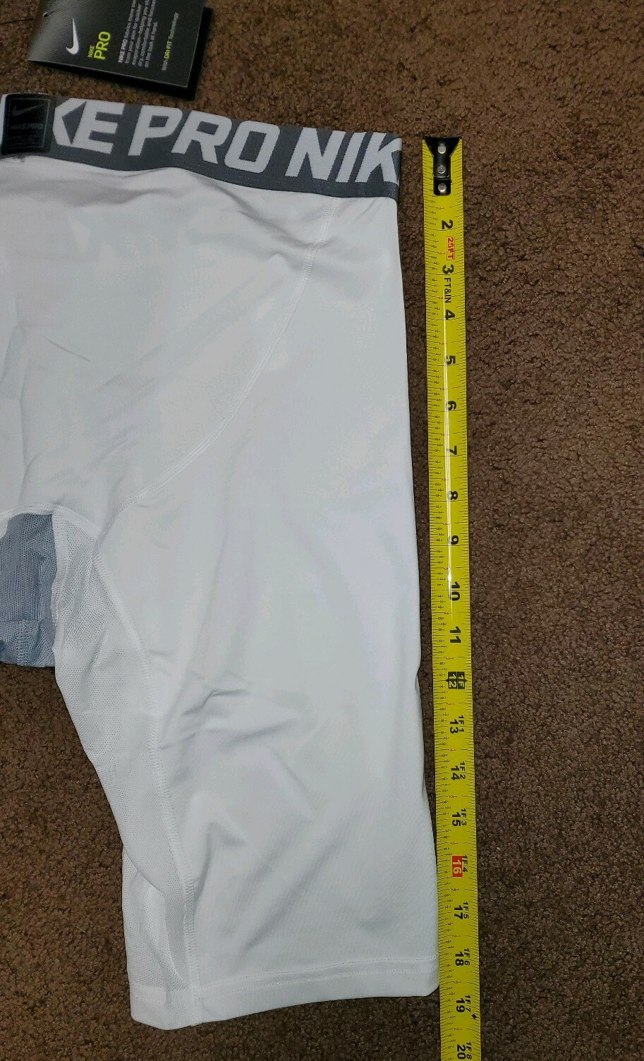 Mens NIKE PRO NBA COMPRESSION SHORTS Player ISSUE PE 880802-101 RARE Sz ...