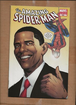amazing SPIDER-MAN #583 2ND PRINTING OBAMA VARIANT MARVEL ASM | eBay