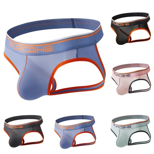 Breathable Men's Jock Strap Jockstraps Low Waist Panties Lingerie in ...