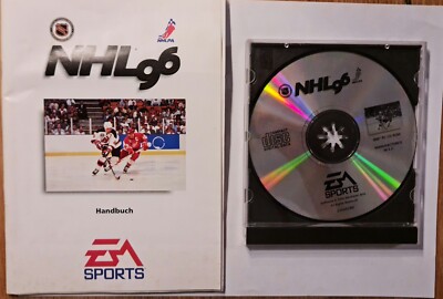 NHL 96 EA SPORTS PC Cd-Rom avec Manuel Retro Vintage Pièce de ...