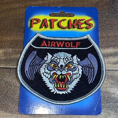 Airwolf Helicopter Pilot Air Force Military TV Show Air Wolf Patch New | eBay