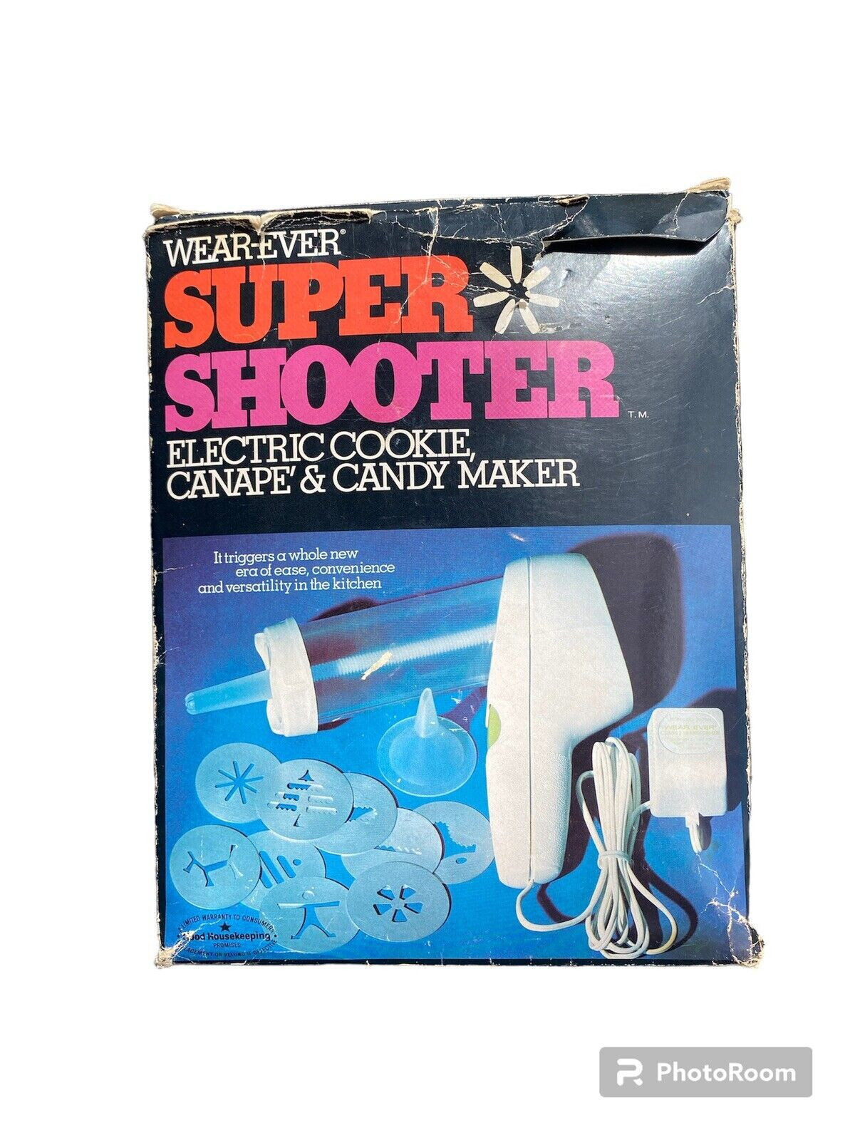 Wear Ever Super Shooter Electric Cookie Electric Food Gun No Receipe ...