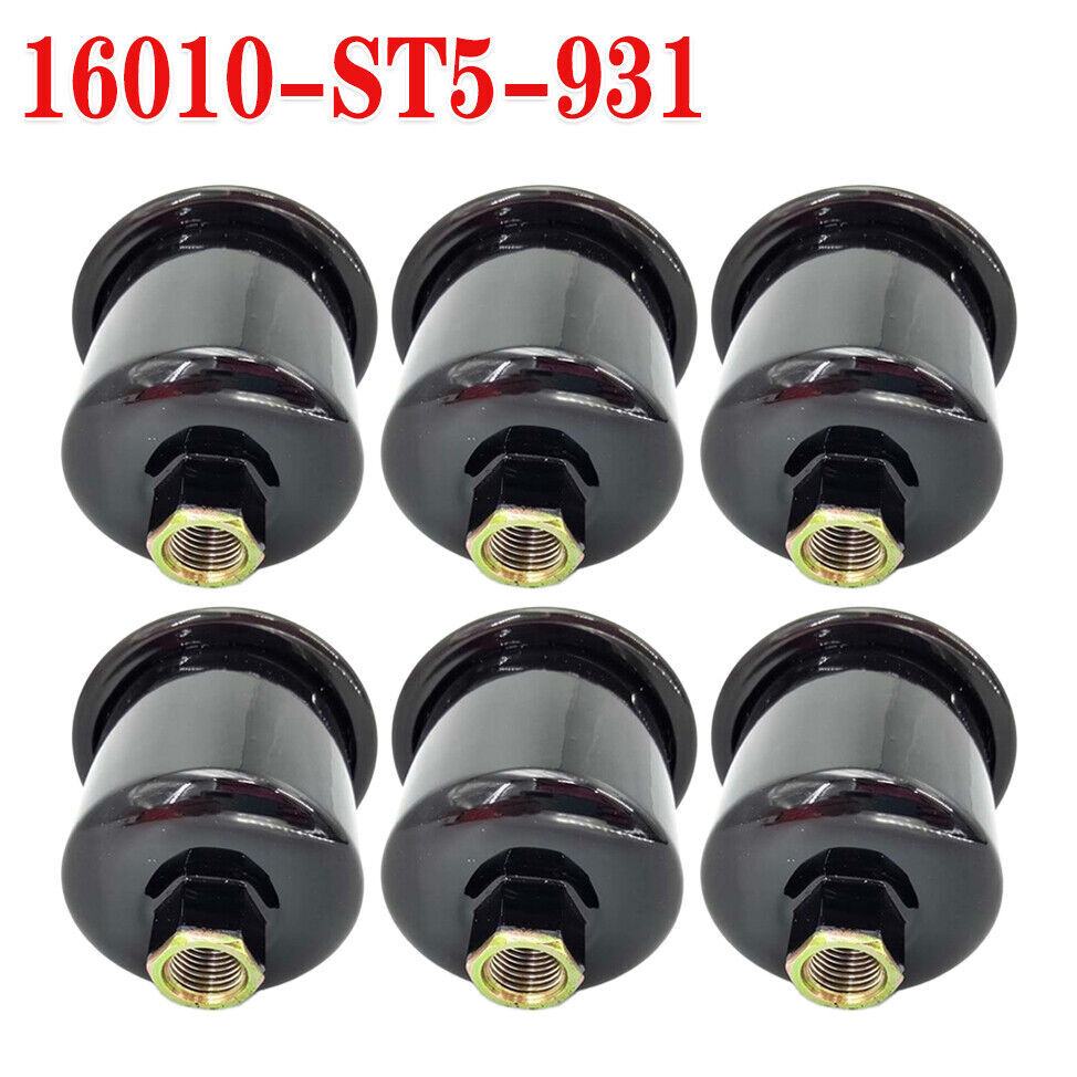 6PC Fuel Filter 16010-ST5-E02 16010-ST5-931 For Acura Integra Honda Civic Accord | eBay