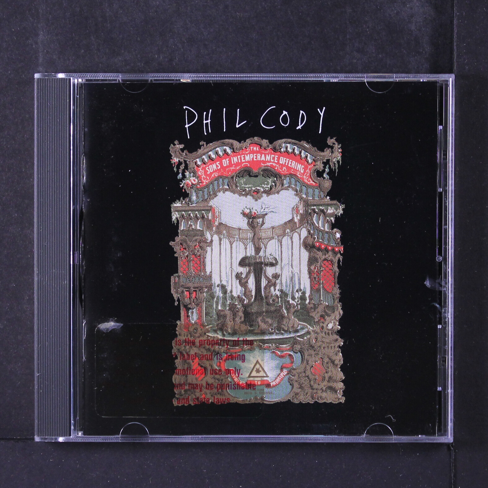 PHIL CODY: sons of intemperance offering INTERSCOPE CD | eBay