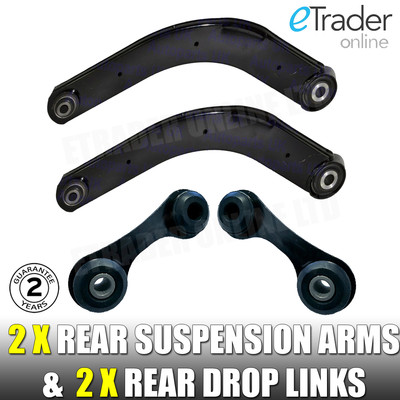 VAUXHALL VECTRA C REAR 2 SUSPENSION ARMS INC BUSHES & STABILISER DROP ...