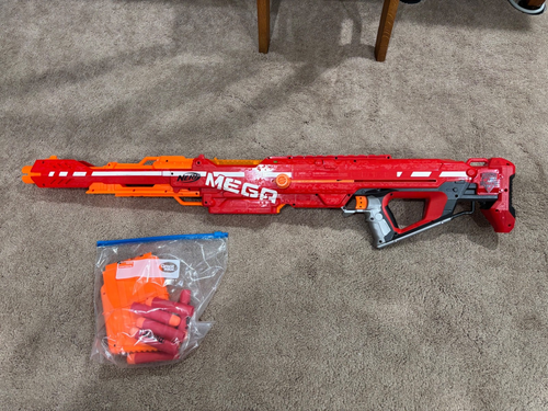 Nerf N-Strike Elite Mega Centurion Blaster Dart Gun With Dart Magazine and Darts | eBay