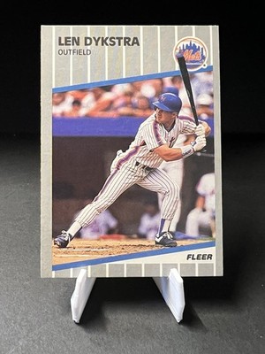 Len Dykstra 1989 Fleer #33 New York Mets | eBay