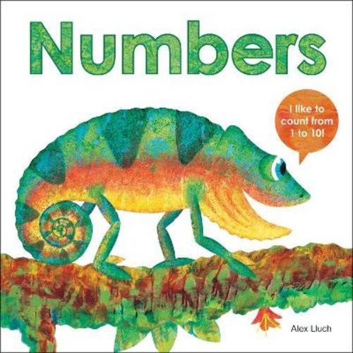 Alex A. Lluch Numbers: I Like to Count from 1 to 10! (Libro de cartón ...