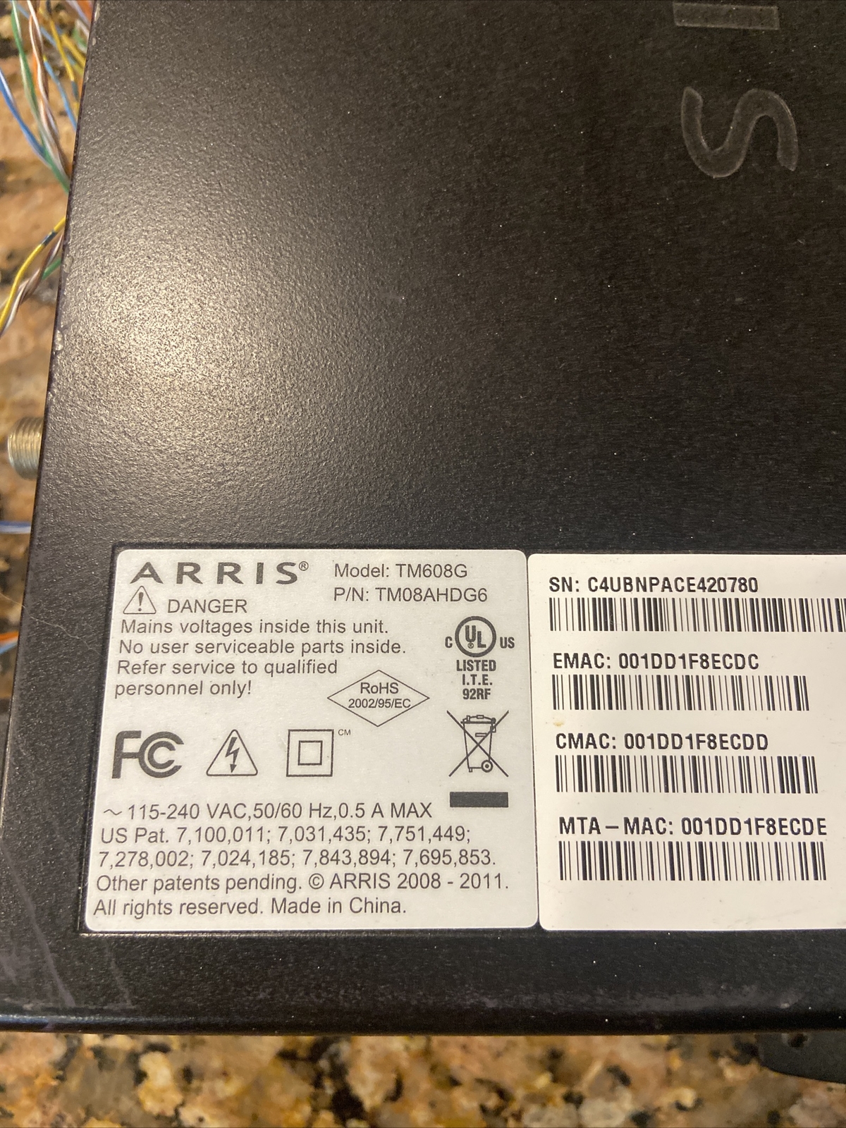 Arris Model TM608G | eBay