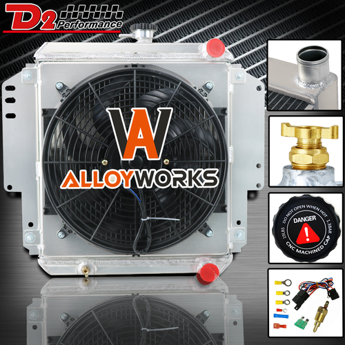 For 1981-1996 Suzuki Sierra Samurai SJ410 SJ413 1.3L 2 Row Radiator ...