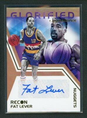 2020-21 FAT LEVER 09/10 AUTO PANINI RECON GLORIFIED SIGNATURES ...
